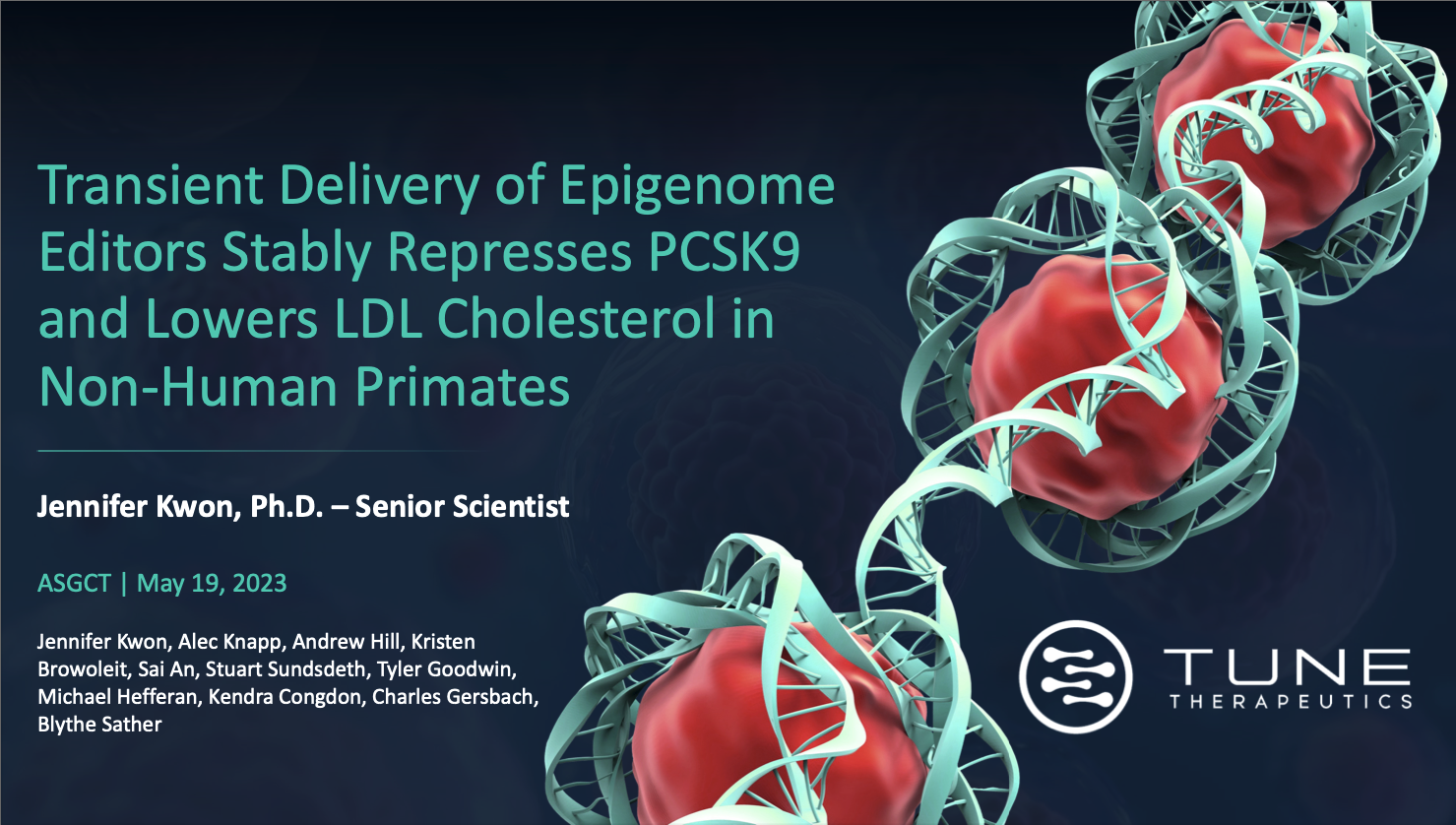 Tune Therapeutics Unveils Breakthrough Data ShowingStable and Durable ...
